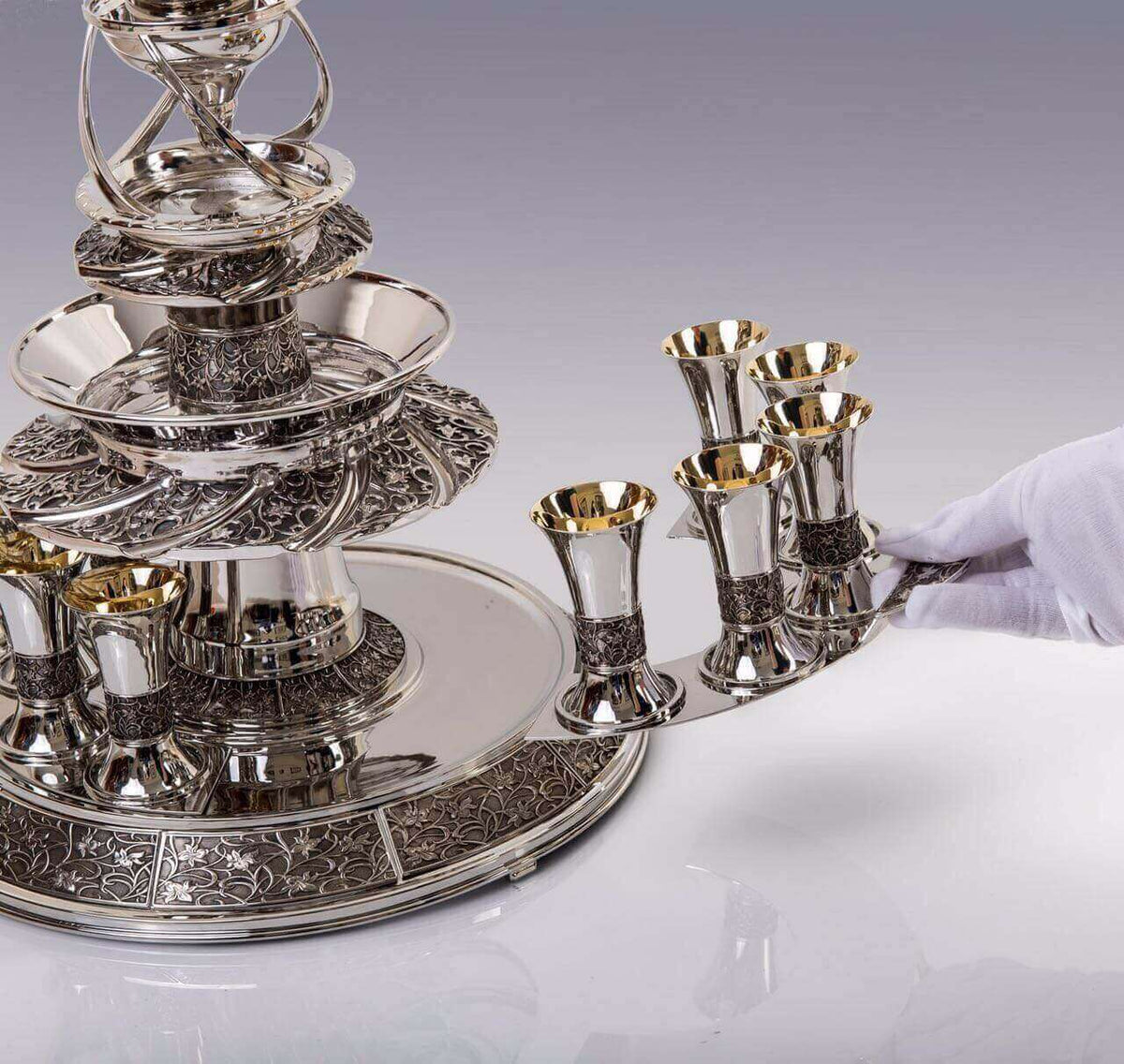 Falls Kiddush Wine Fountain Masterpiece - 10 Guests | Piece
