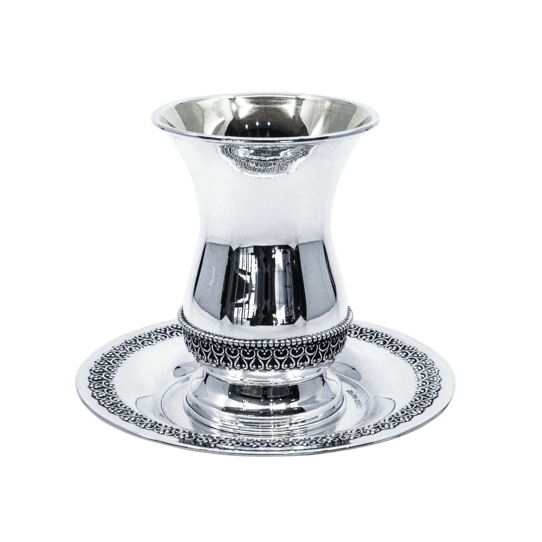 Elegant Kiddush Cup Set for Shabbat - The Silver Piece